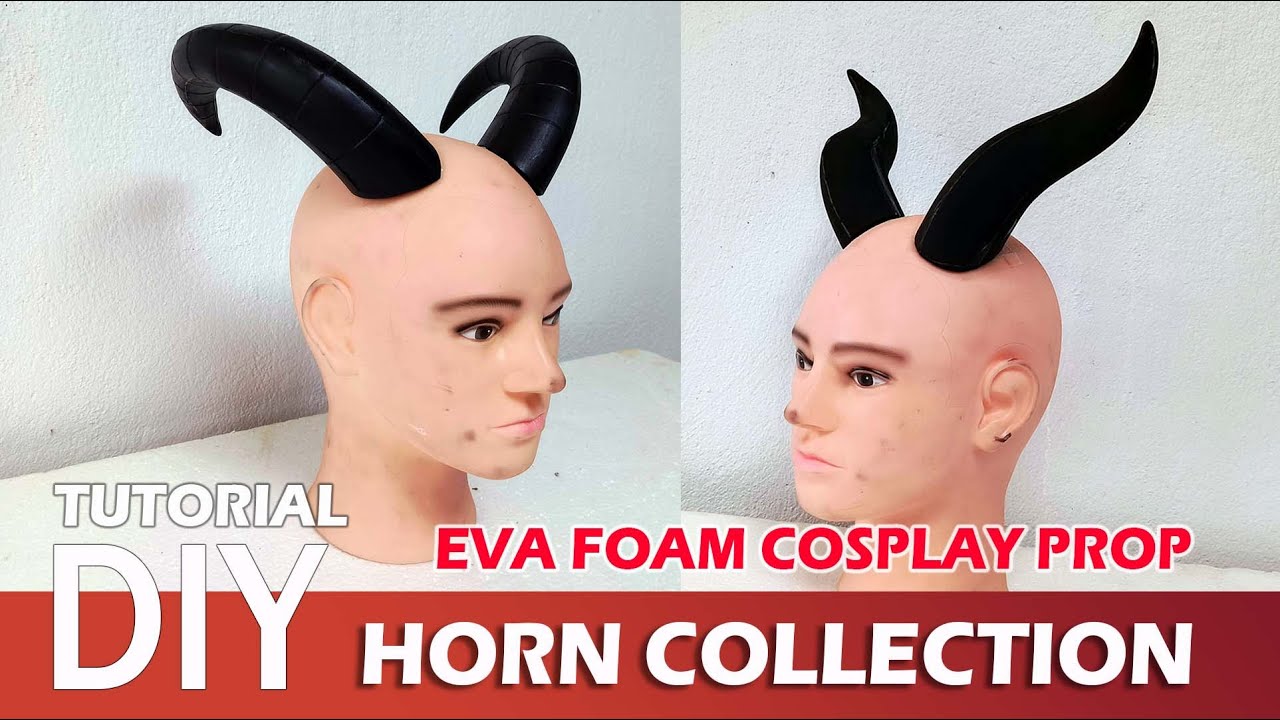 Cosplay tutorial How to make Horn - Two collection of EVA foam template ...