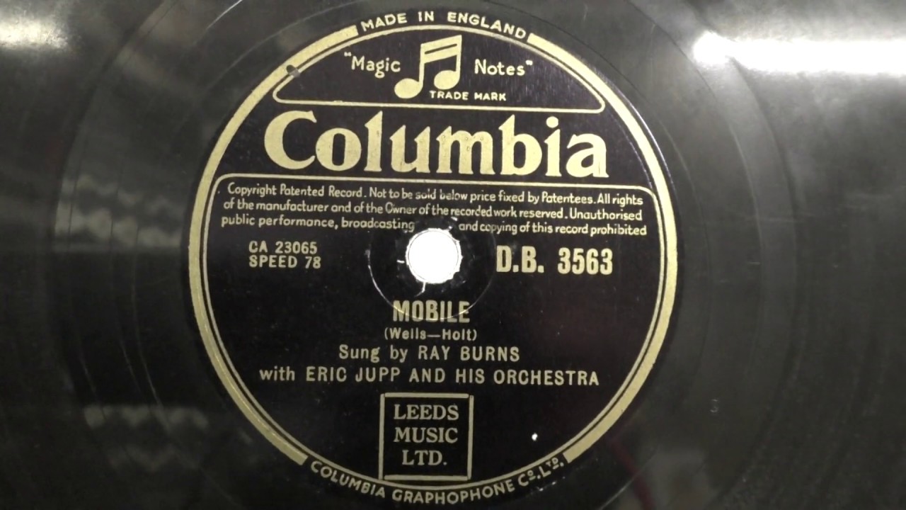 Ray Burns: Mobile. (1955). - YouTube