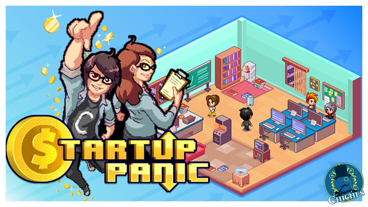 STARTUP PANIC - Construye Tu Propia Compañía Tecnológica - Gameplay en Español - YouTube