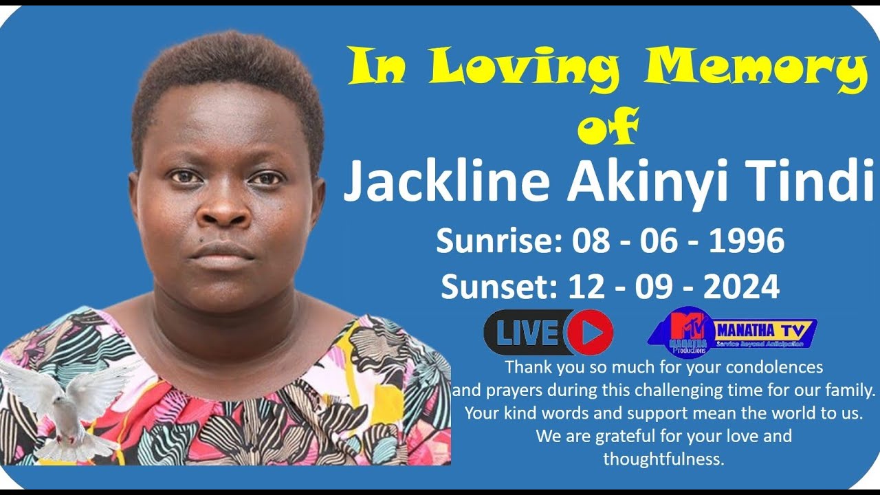 In Loving Memory of Jackline Akinyi Tindi Day 2||Book us on 0728532889 ...