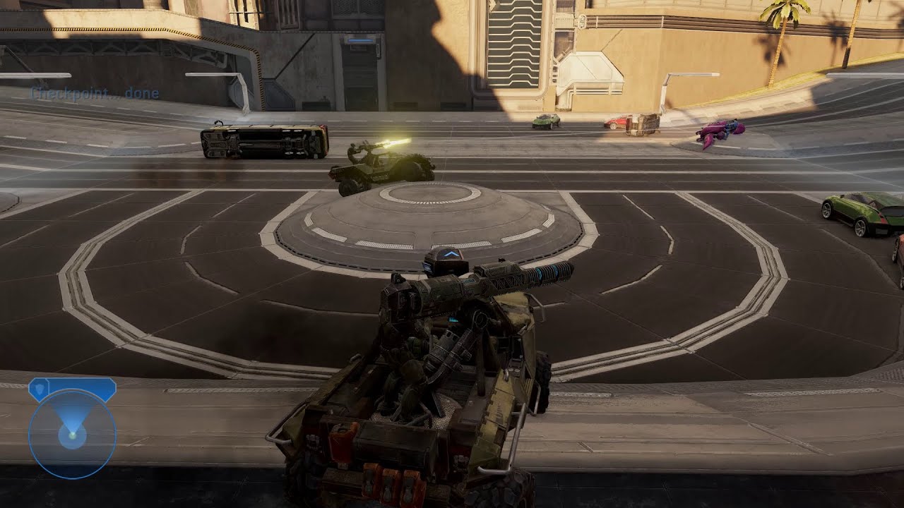 UNSC Marines tank a cannon blast head on - Halo 2 Anniversary - YouTube