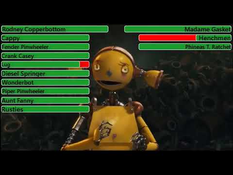 Robots Final Battle with Healthbars (1/2)