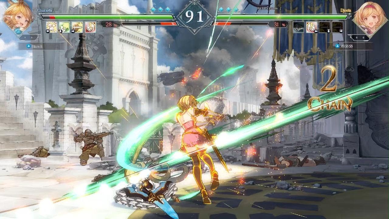 Granblue Fantasy Versus: Rising - Charlotta Match 2 - YouTube