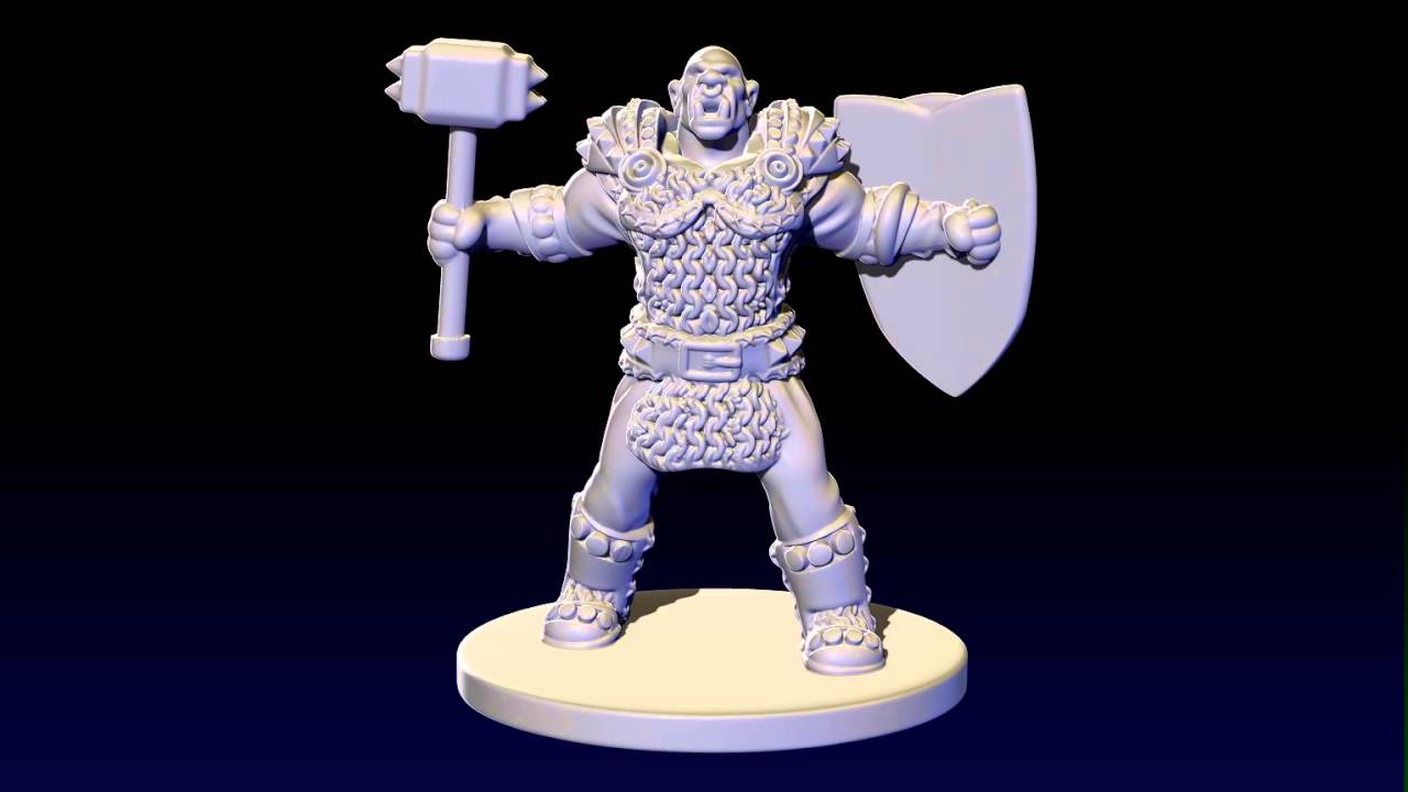 Orc Veteran 02 Render Video - YouTube