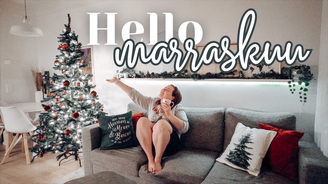 Hello marraskuu 🎄 joulun sisustamista, uudet koristeet - YouTube