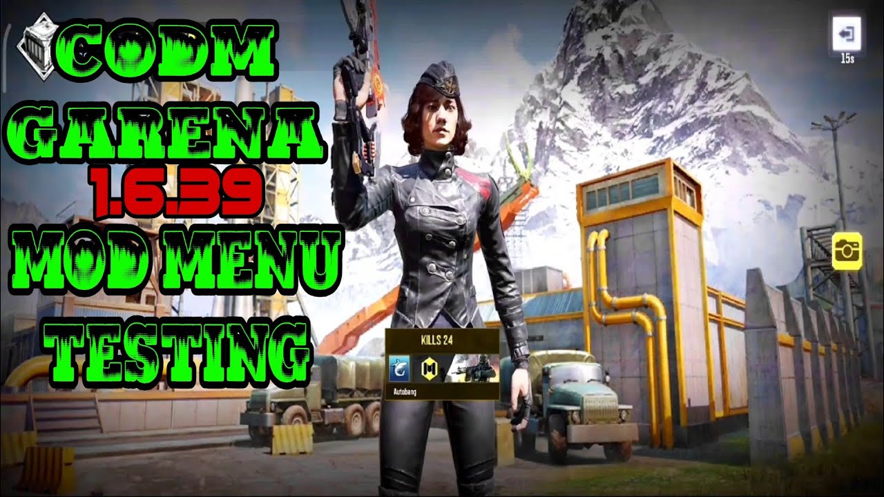 CODM GARENA 1.6.39 MOD MENU TEST GAMEPLAY - YouTube