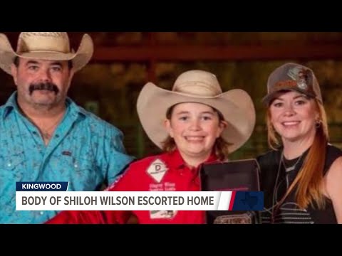 Funeral service for Jeffrey, Amber and Shiloh Wilson, who lost their ...