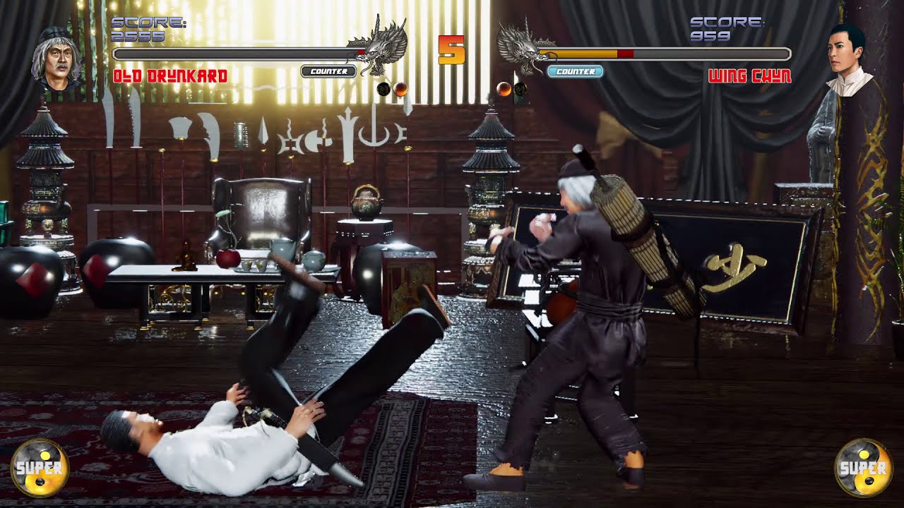 Shaolin vs Wutang 2 Return of the Drunken Master Gameplay (PC Game ...