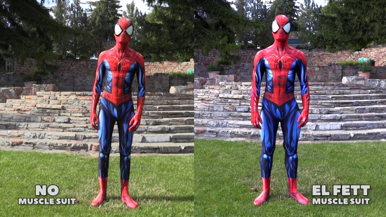 Spiderman Muscle Suit