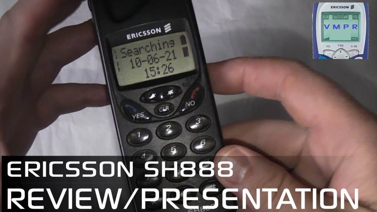 Ericsson SH888 Mobile Phone Review/Presentation - Released in 1998 ...