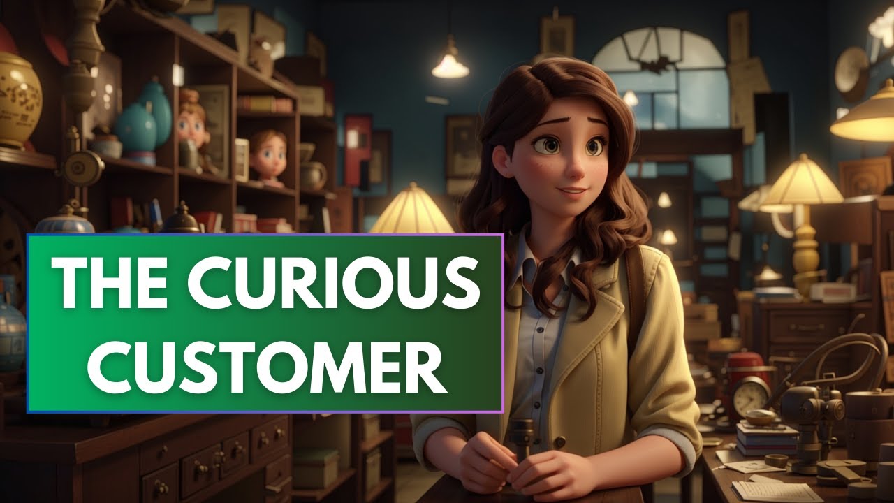 Learn English Through Story | The Curious Customer | English Speaking ...