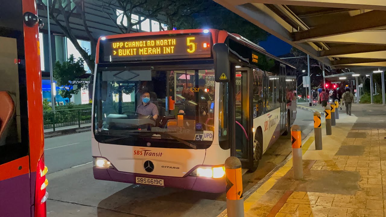 SBS Transit Mercedes-Benz O530 Citaro (Batch 2) SBS6619C on Service 5 ...