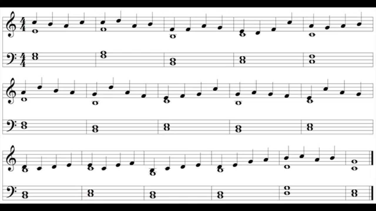 Fractal Music Sample 1 - Iterated Fractal Method - YouTube