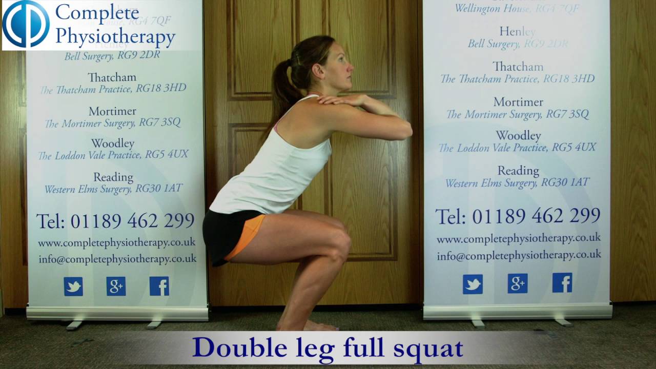Double leg full squat - YouTube