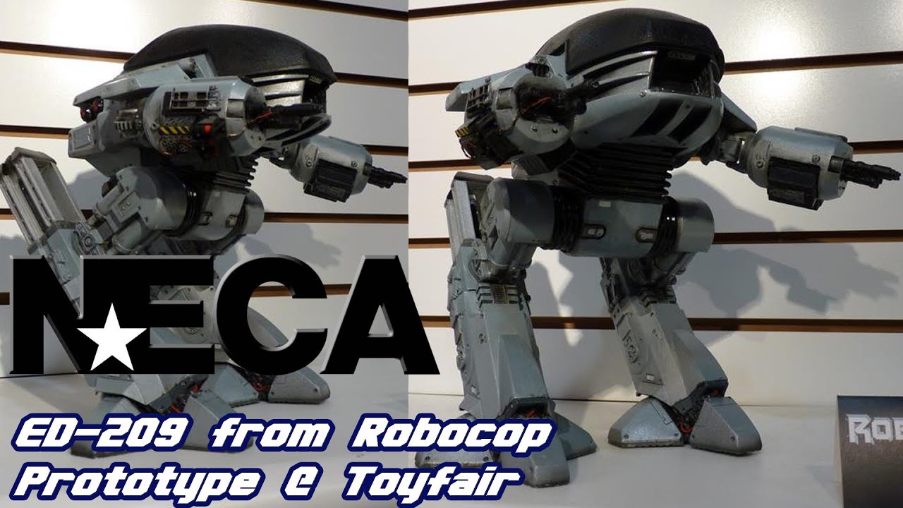 Neca ED-209 Prototype @ Toy Fair - YouTube