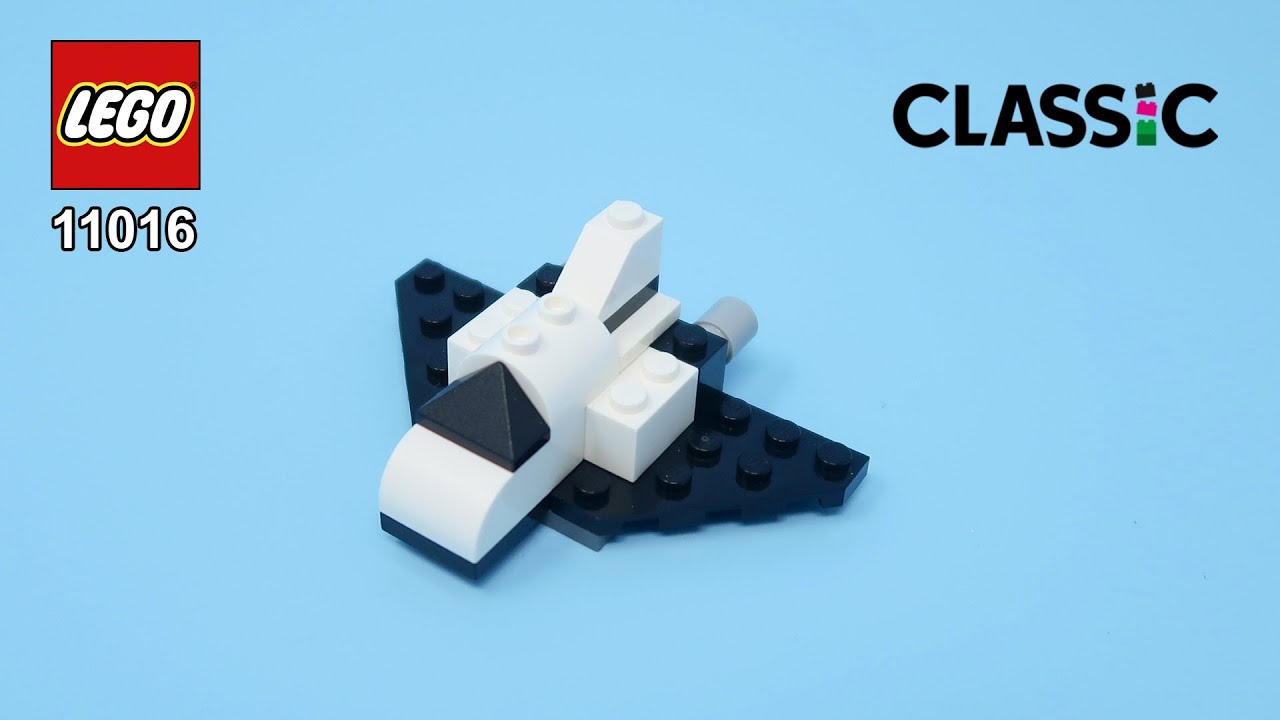 LEGO Classic 11016 Space Shuttle Building Instructions - YouTube
