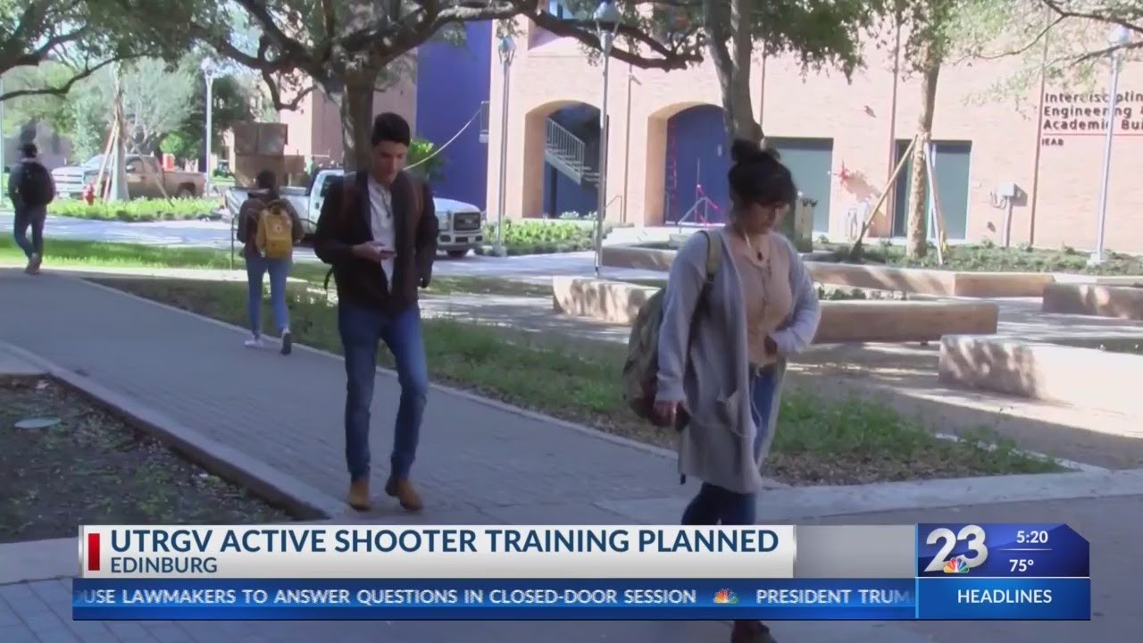 Active Shooter Training Planned for UTRGV Campus - YouTube