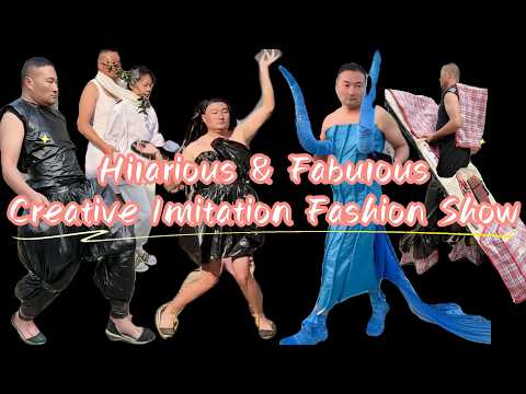 Hilarious & Fabulous Creative Imitation Fashion Show #amazing #fashion #foryou #catwalk #funny
