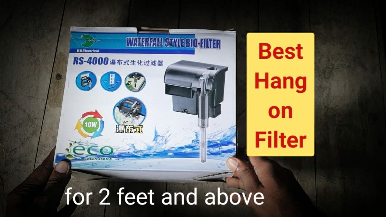 How to setup / assamble hang on filter | re electric RS-4000 | aquarium ...