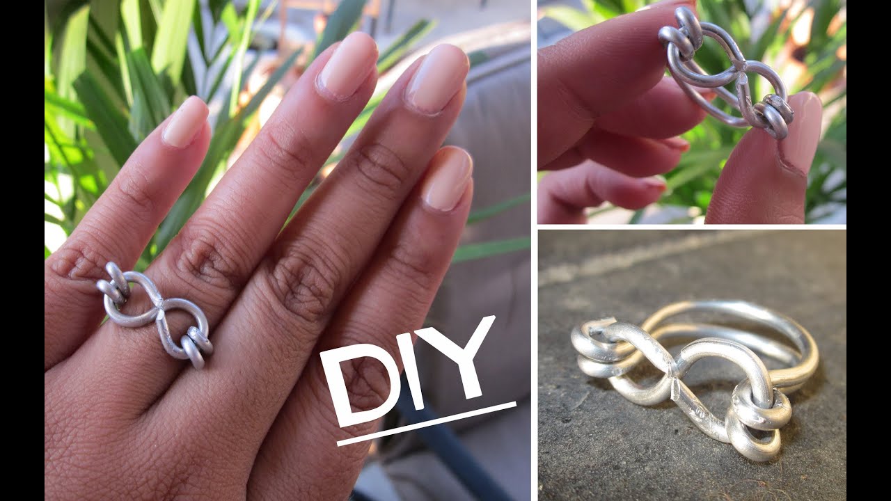 DIY: Infinity Wire Ring - YouTube