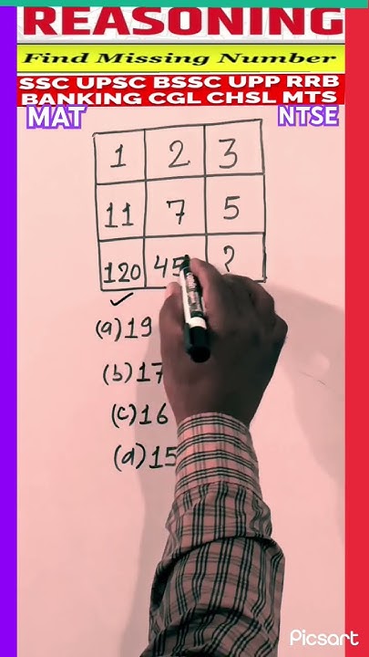 find missing number | missing number reasoning #upsc #ssc #shorts #short #trending #ytshorts# ...