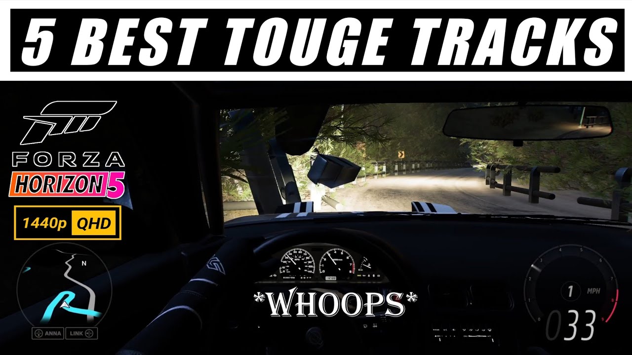Forza Horizon 5 - Top 5 Best Touge Tracks - YouTube