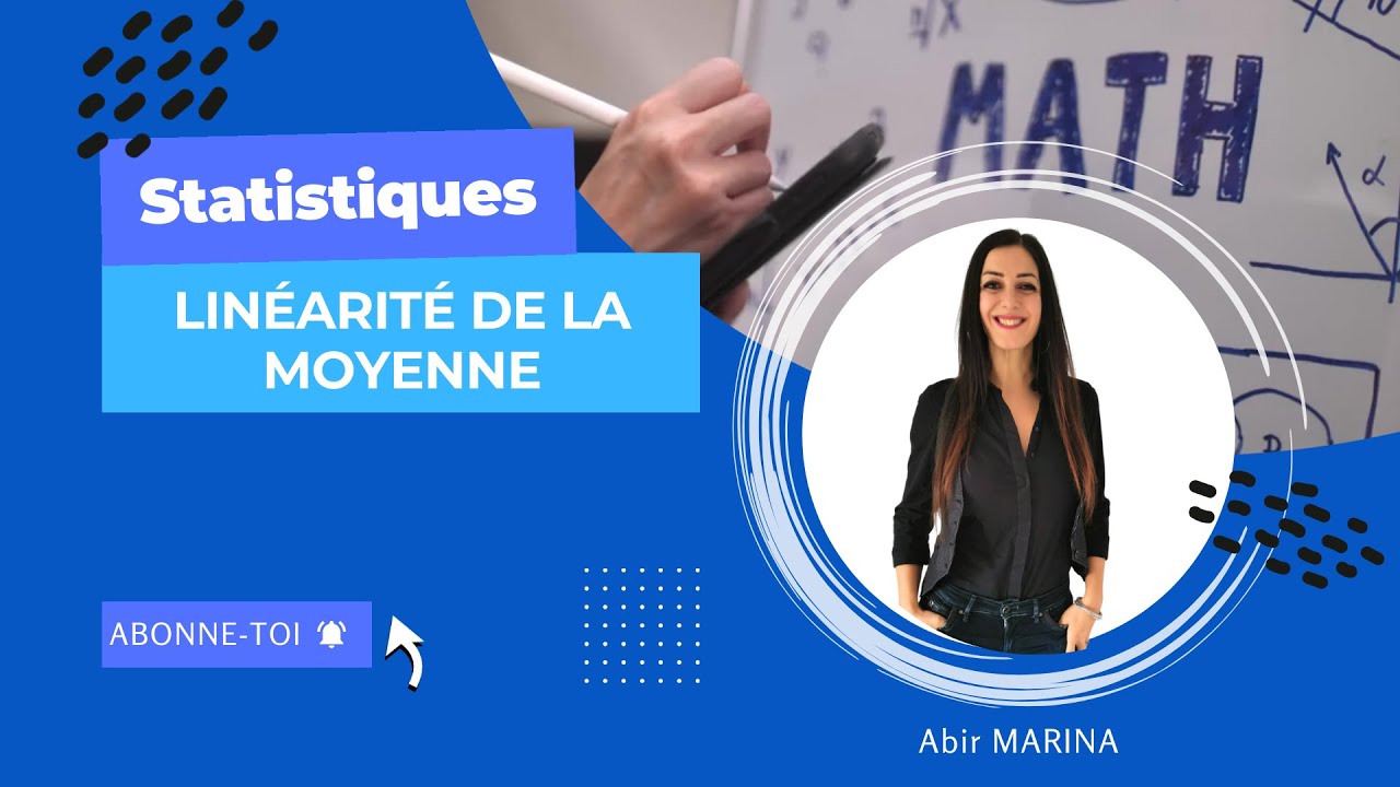 Linéarité de la moyenne - YouTube