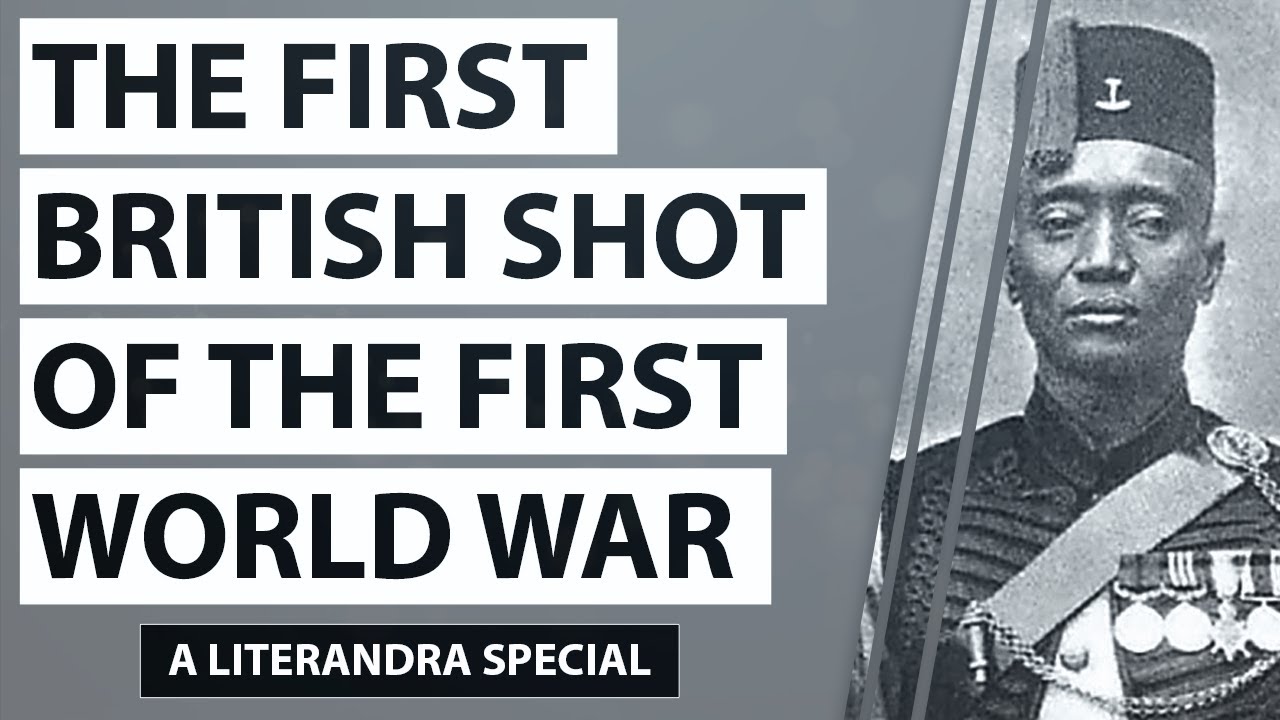 The First British Shot of the First World War - YouTube