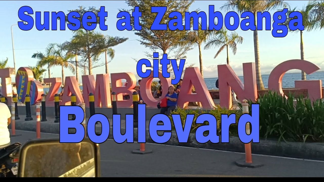Sunset at Zamboanga city boulevard/happy viewing mga kasabong - YouTube
