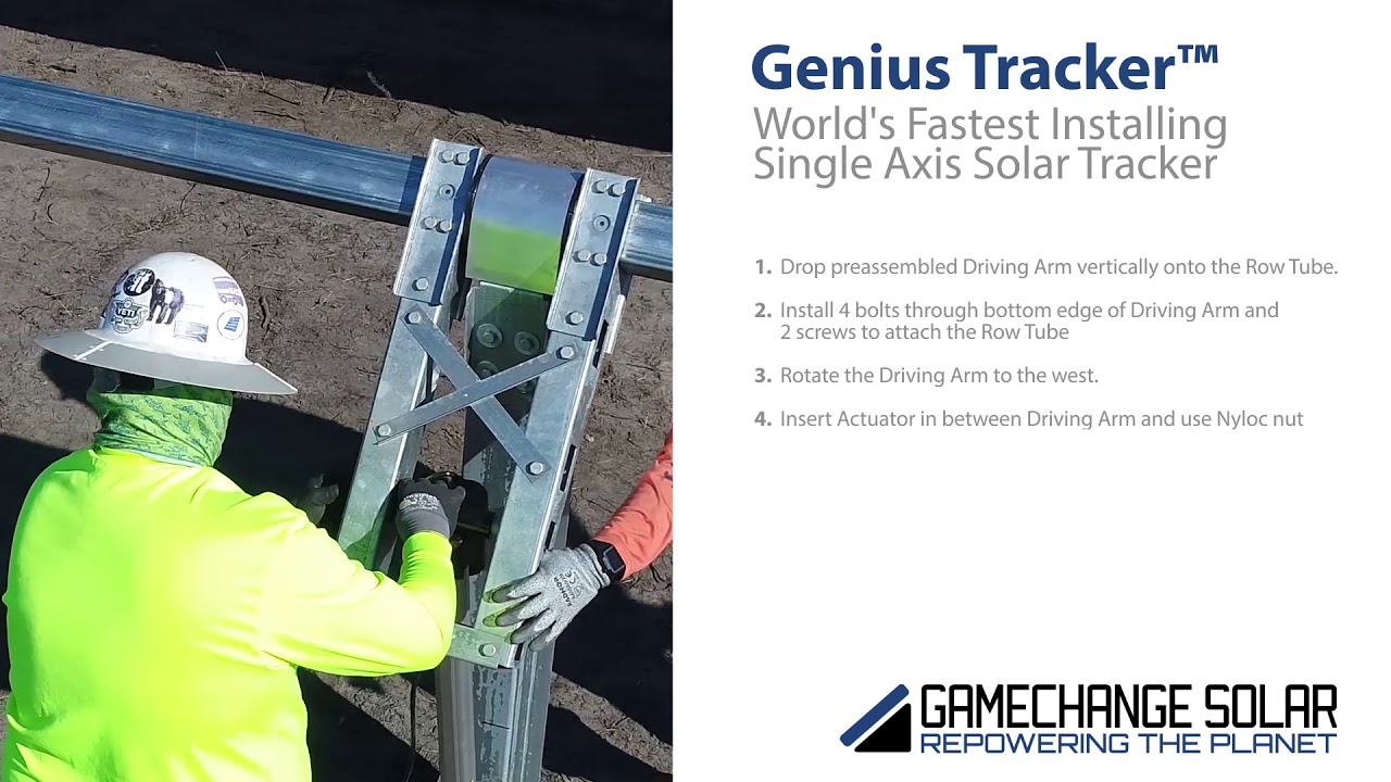 Genius Tracker™ - Pre-assembled Drive Arm System - YouTube