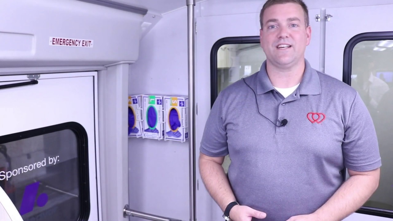 Tour of new bloodmobile | South Texas Blood & Tissue Center - YouTube