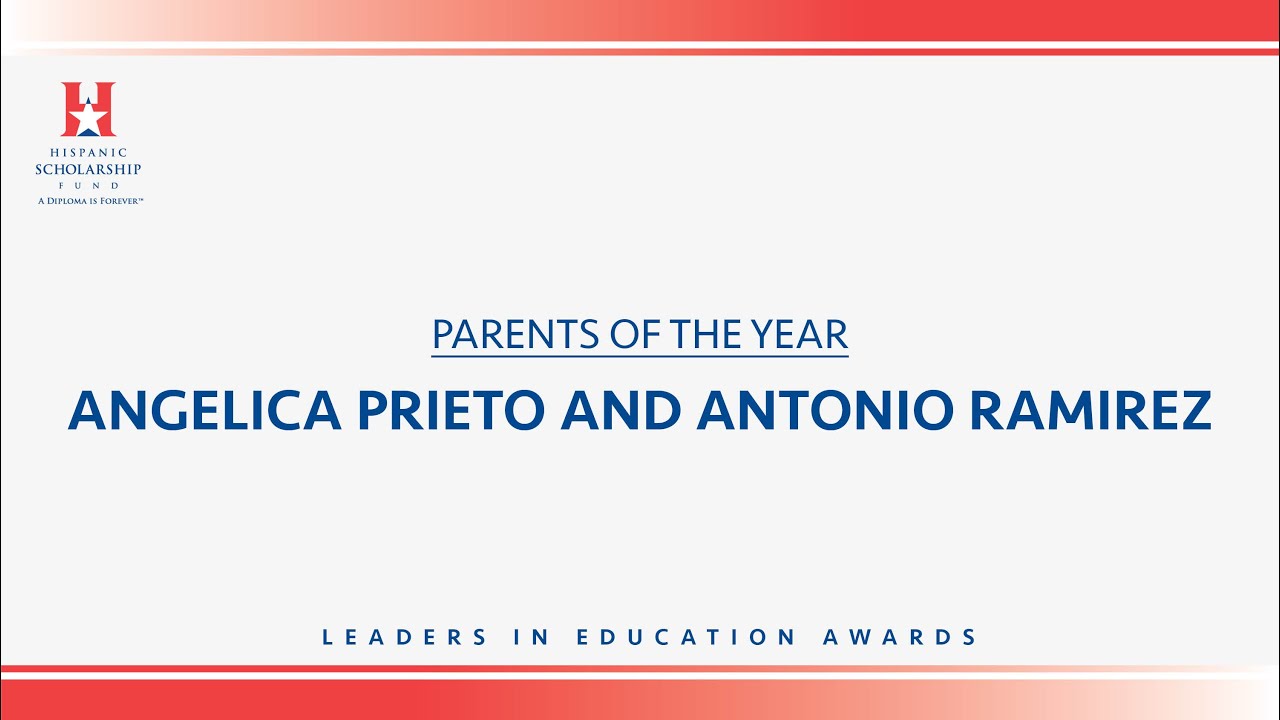 2016 HSF Parents of the Year - Antonio Ramirez & Angelica Prieto - YouTube