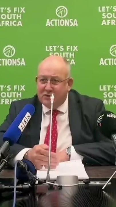 ActionSA Reviews the GNU's Performance After One Year in Office - YouTube