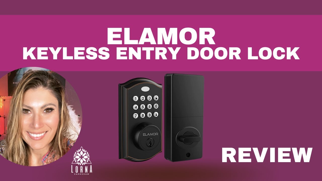ELAMOR Keyless Entry Door Lock Review - YouTube