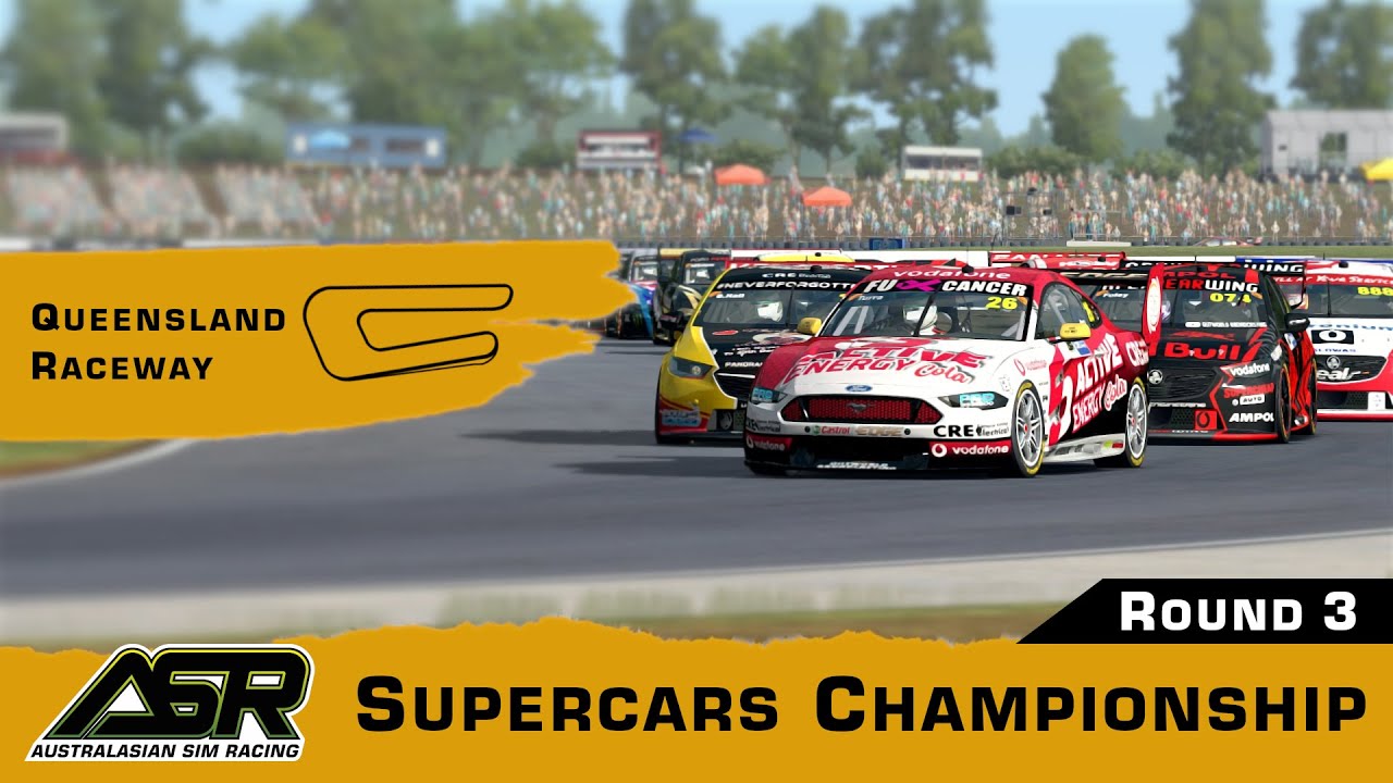 ASR Supercars '23 - Round 3 @ Queensland Raceway - YouTube