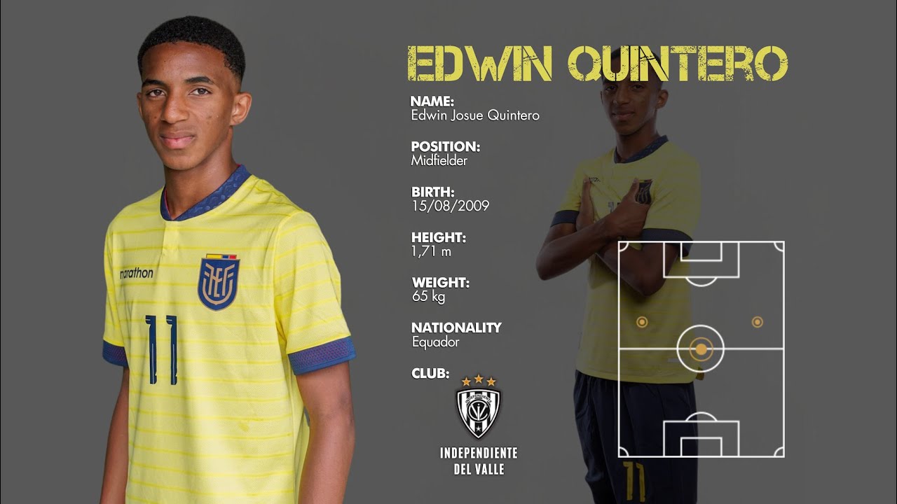 Edwin Quintero - Ecuador - CONMEBOL U15 - 2024 - AGN Football - YouTube