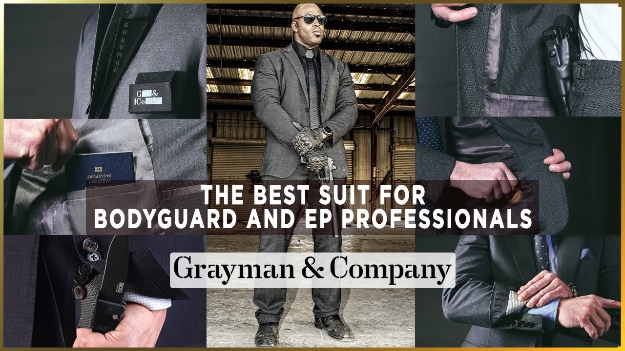 The Best Suit for Bodyguard and EP Professionals - Grayman & Company ...