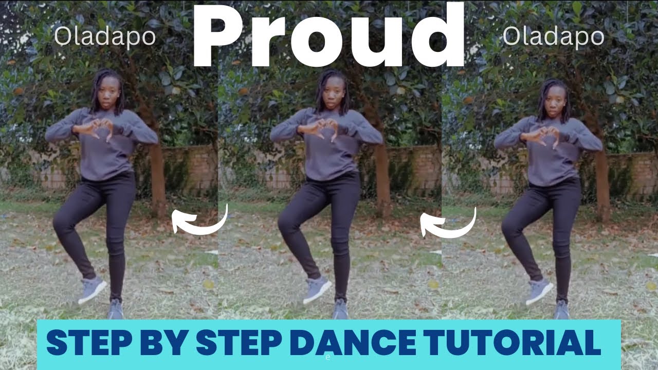 Oladapo - Proud DANCE TUTORIAL | Step By Step | Beginner friendly - YouTube