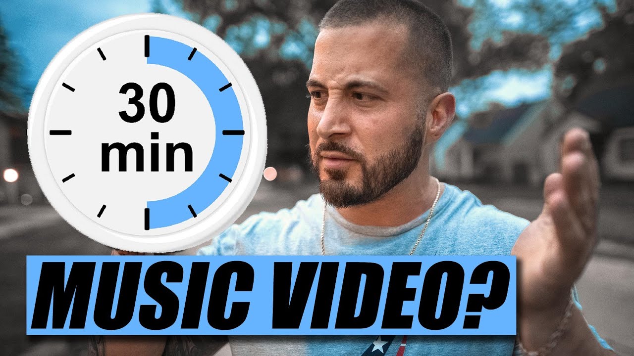 How To Shoot A Music Video in 30 Minutes (Tutorial) - YouTube
