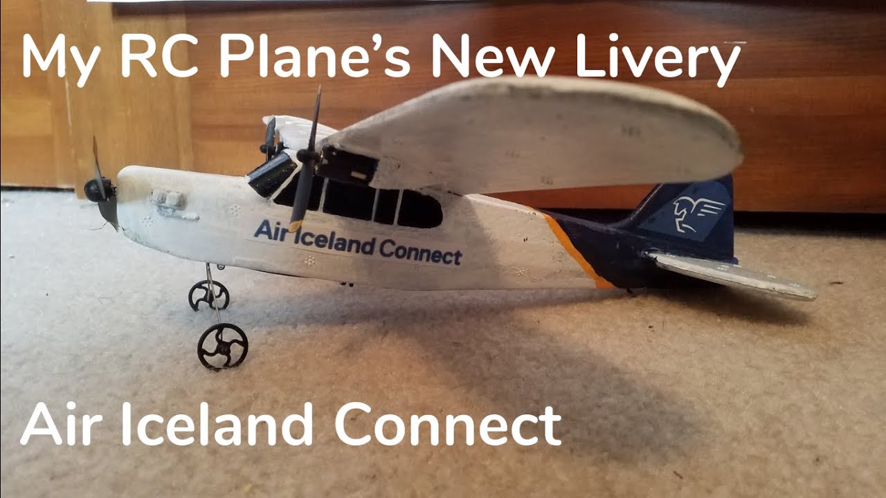 I Painted a New Livery on my RC Plane - YouTube