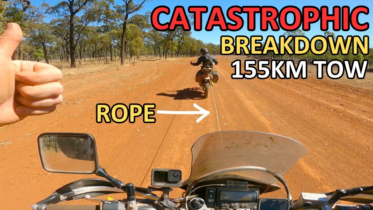 BROKEN DOWN & STRANDED IN THE AUSTRALIAN OUTBACK || DRZ400E ADVENTURE ...