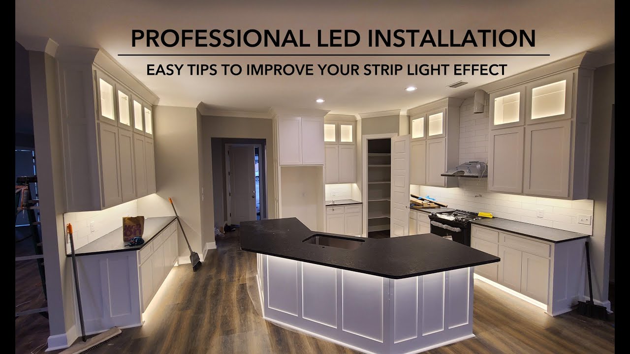 Think about THIS to Install LED Strips Like A Pro! - YouTube