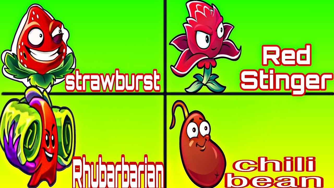 PVZ2 challenge - All Red Plants vs Zombies - Who Will win? - YouTube