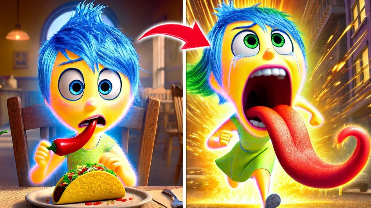 Inside Out 2 Full Movie 2024 | Joy's habit of eating spicy foods - YouTube