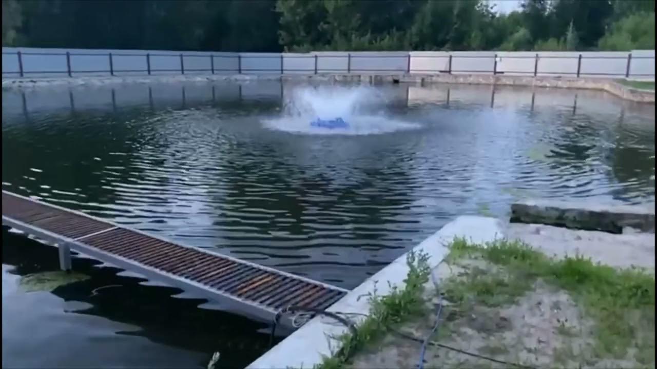 Автоматическая кормушка для кормления рыб в пруду и узв - YouTube