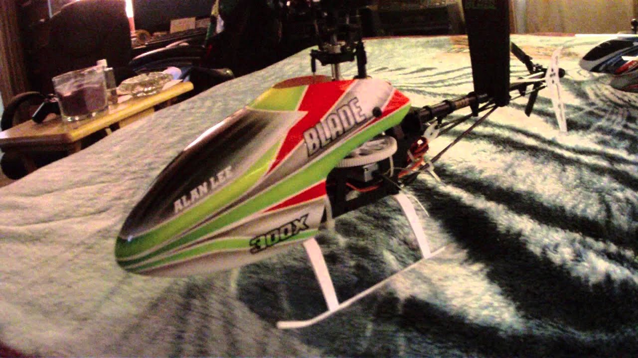 Blade 300x new Fusuno canopy - YouTube