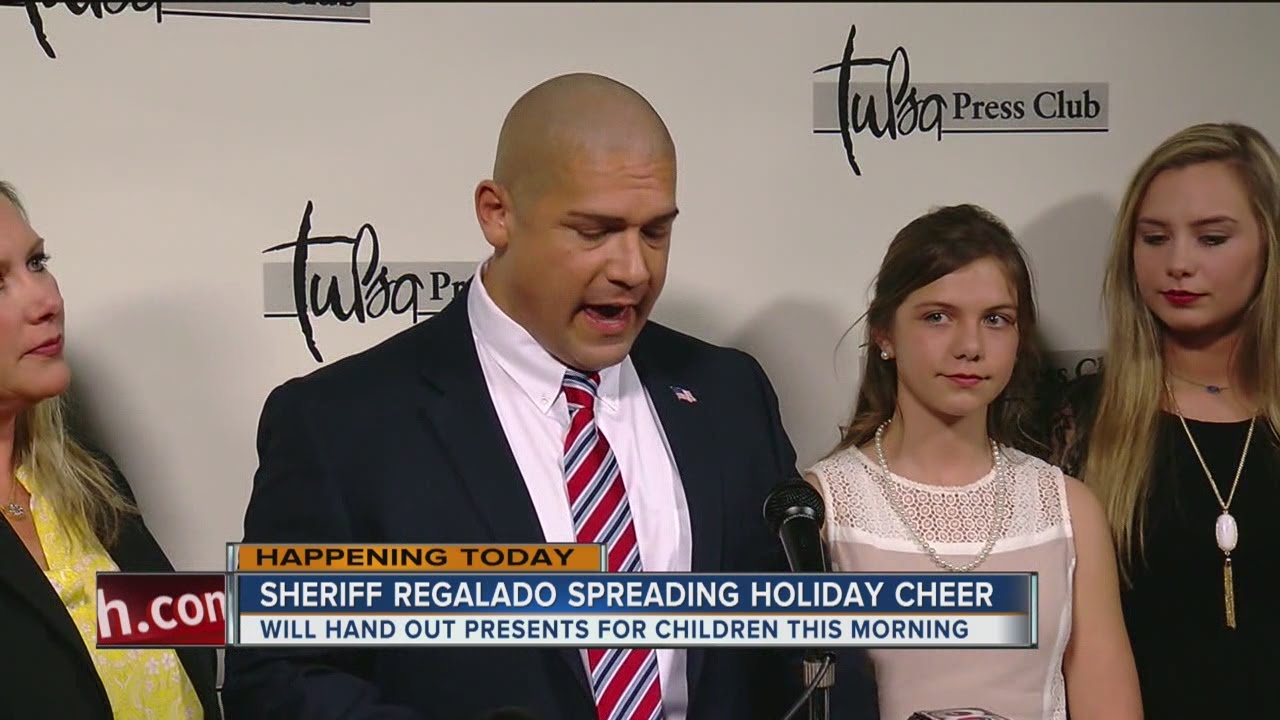 Sheriff Vic Regalado will bring holiday cheer in Tulsa - YouTube