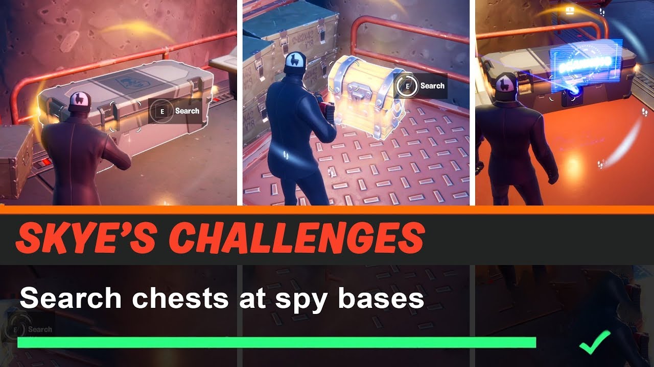 Search chests at Spy Bases - YouTube