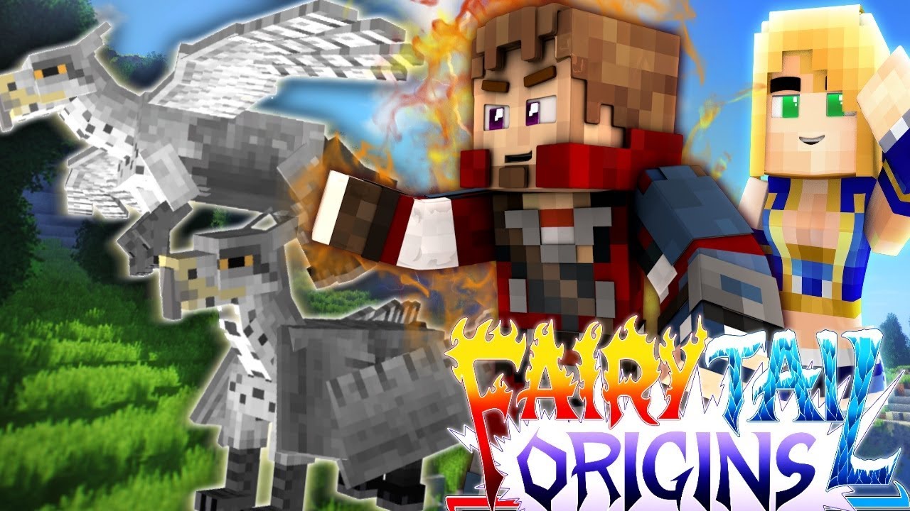 Minecraft FAIRY TAIL ORIGINS #2 "HIPPOGRYPHS & FIREBENDING!" (Minecraft ...