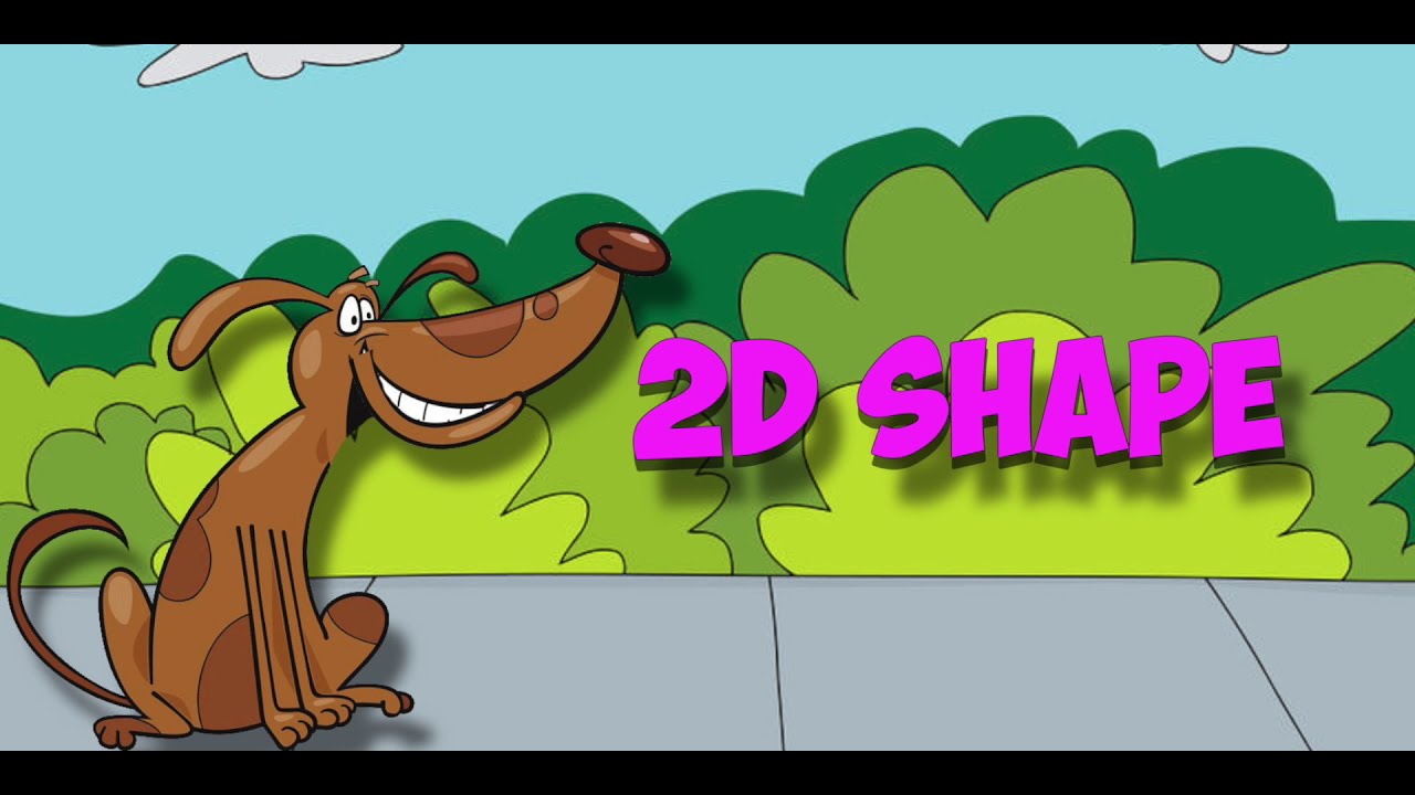 Learn 2D Shapes With My Doggie 2D! - YouTube